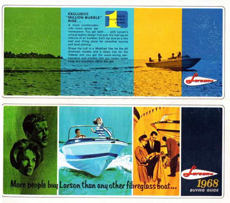 1968 Larson Brochure Front Cover | Endless Boating Forums