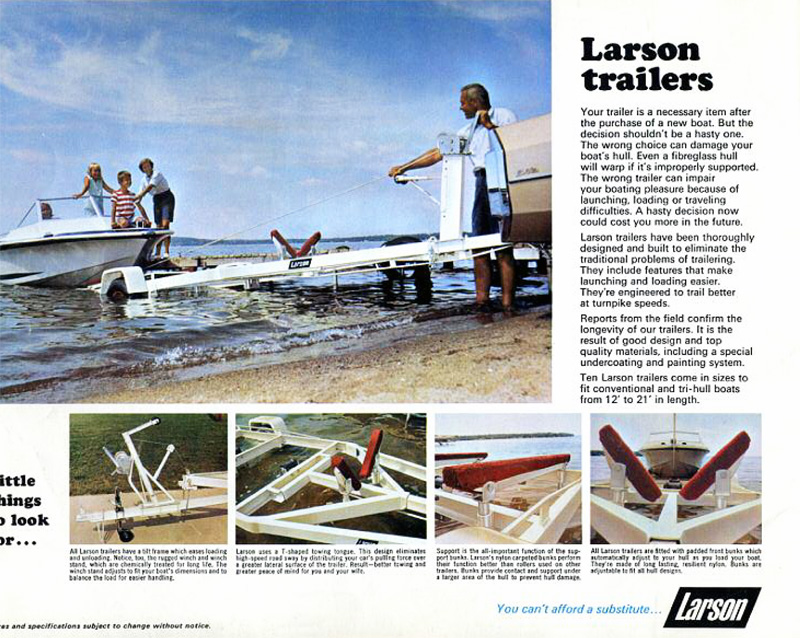 1969 Larson Brochure Page 24 | Endless Boating Forums