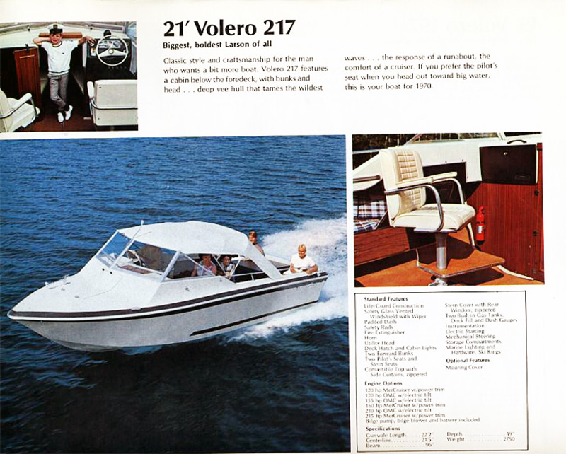 1970 Larson Brochure Page 16 | Endless Boating Forums