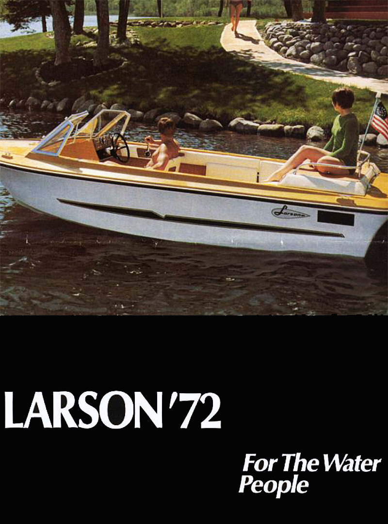 1972 Larson Brochure Page Front Cover | Endless Boating Forums