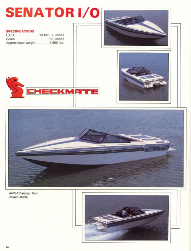 1986 Checkmate Brochure Page 14 | Endless Boating Forums