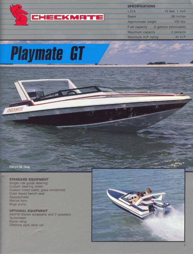 1987 Checkmate Brochure Page 3 | Endless Boating Forums