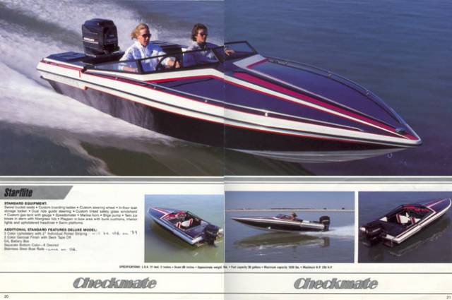 1988 Checkmate Brochure Page 20&21 | Endless Boating Forums