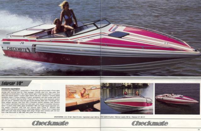 1988 Checkmate Brochure Page 24&25 | Endless Boating Forums