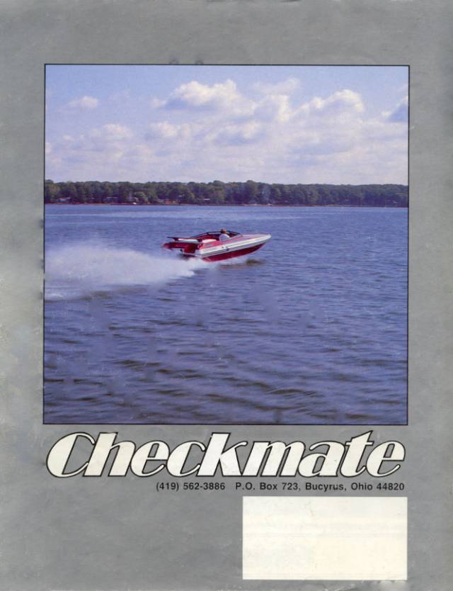 1988 Checkmate Brochure Page Rear Cover | Endless Boating Forums